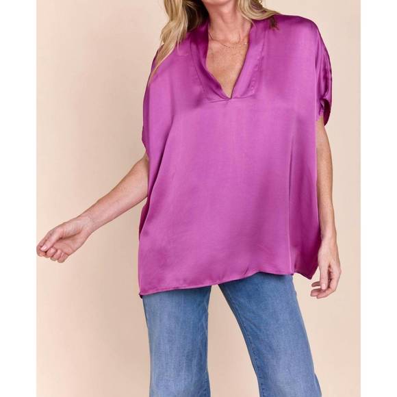SOFIA COLLECTIONS | Tops | New Sofia Collections Inez Blouse In Orchidea | Poshmark